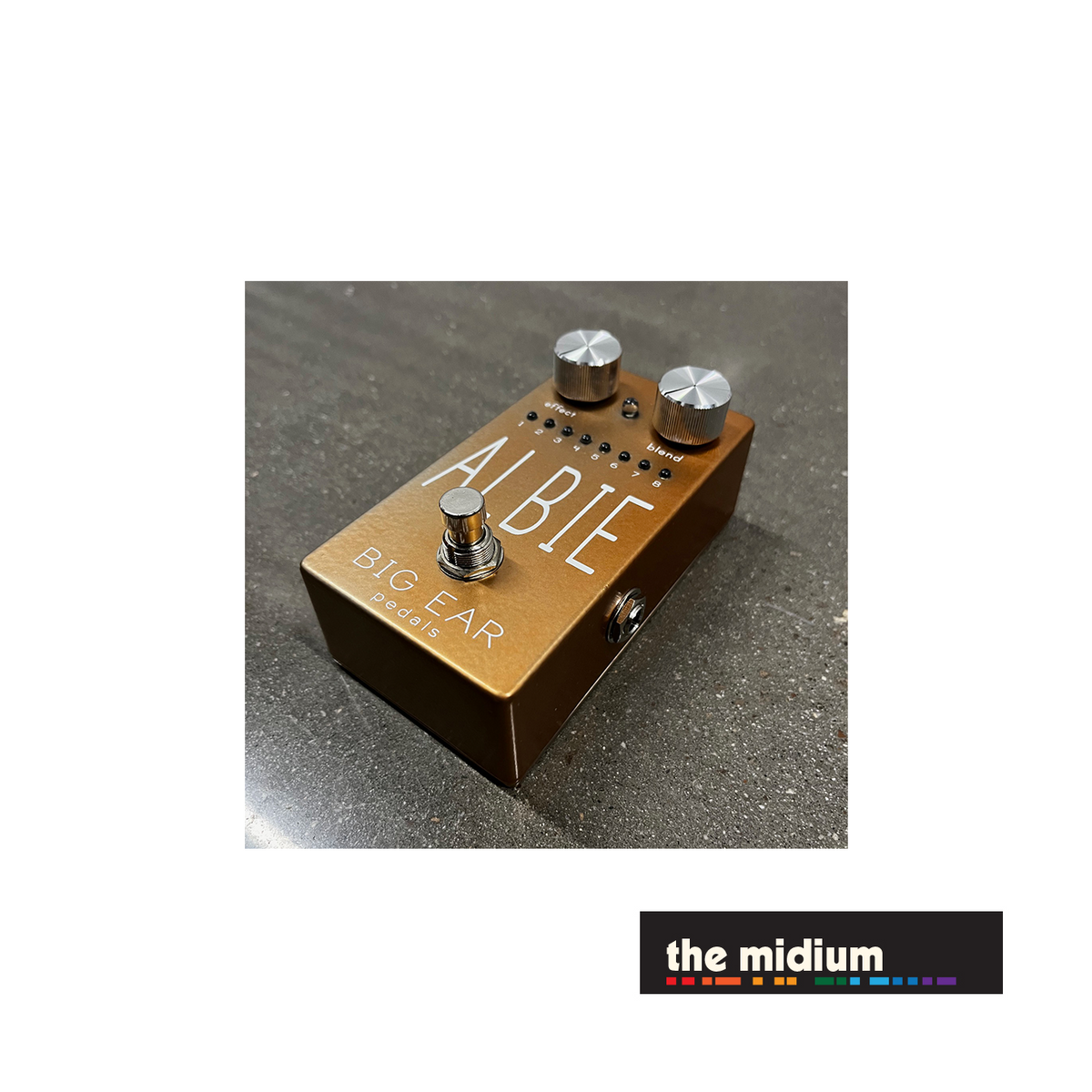 BIG EAR pedals ALBIE Limited Copper Sunset Edition –– only 2 ever made ...