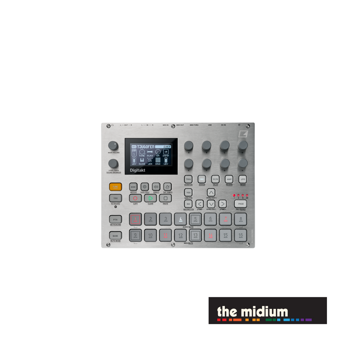 Elektron Digitakt e25 Remix Edition digital drum computer and sampler ...