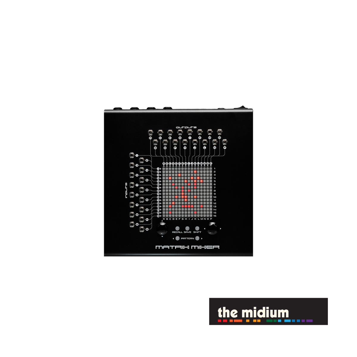 Erica Synths MATRIX MIXER desktop 16-input and 16-output mixer | The Midium