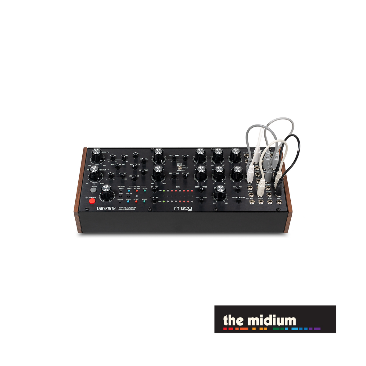 Moog Labyrinth semi-modular parallel generative analog synthesizer | The Midium