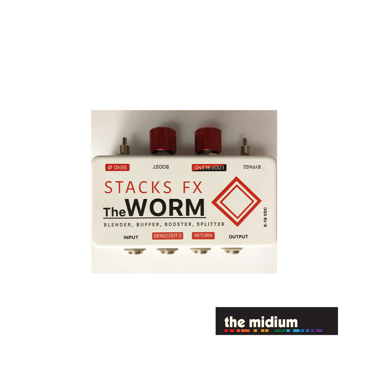 Stacks FX THE WORM blender buffer booster splitter pedal | The Midium