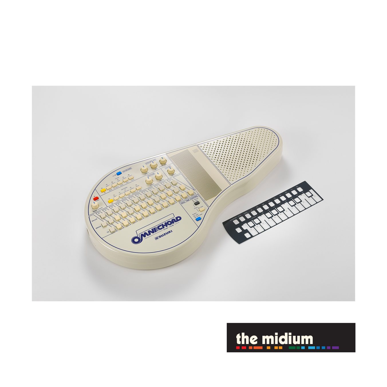 Suzuki Omnichord OM-108 electronic harp sensor chord player and MIDI c ...